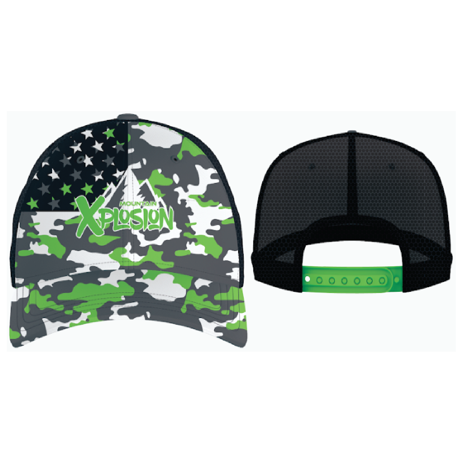 801 – Premium Sublimated Mesh-back Hat | TheEdgeUSA